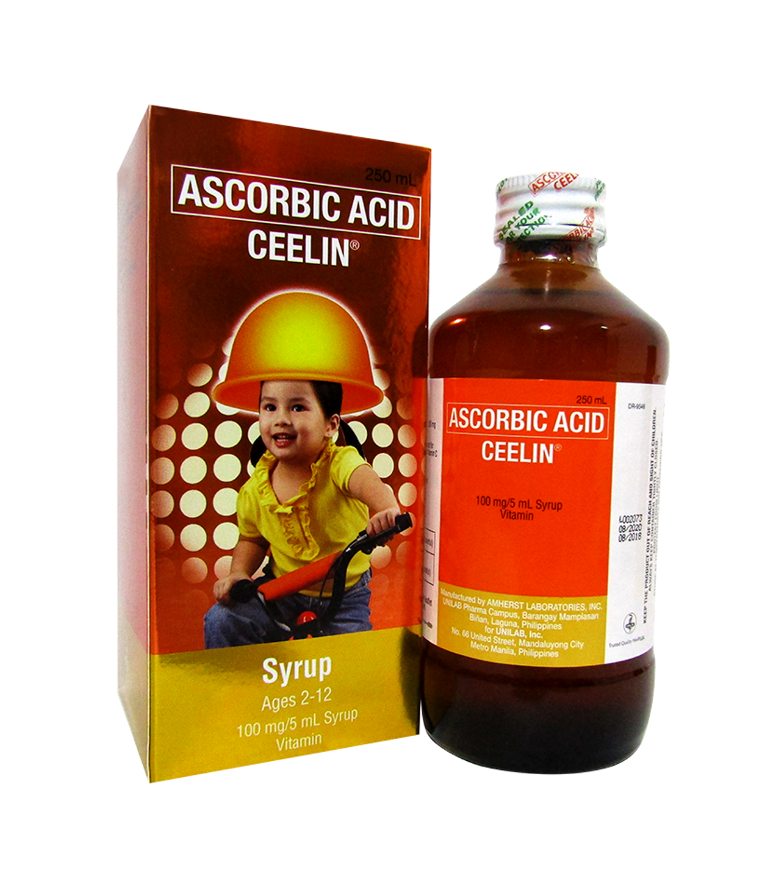 CEELIN Ascorbic Acid 100mg / 5mL Syrup 250mL price in the Philippines ...